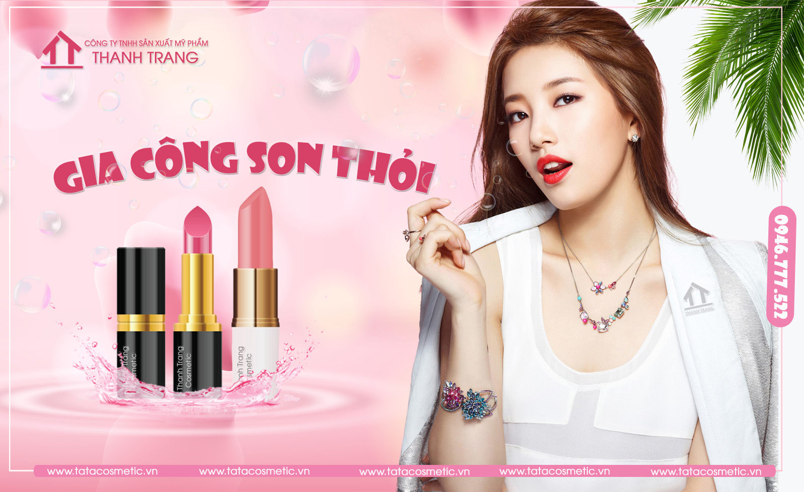 Xưởng gia công son thỏi độc quyền - Dịch vụ trọn gói